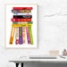 Murder Mystery Book Poster Printable Mystery Books Stack - Etsy