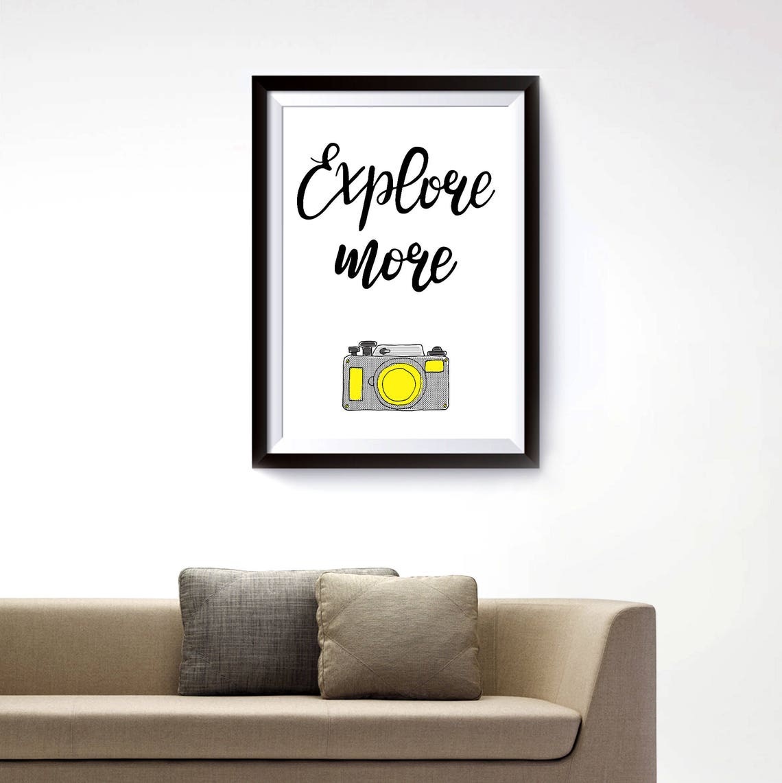 Explore Poster Printable Travel Nursery Decor Hand Lettered Travel ...