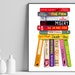 Murder Mystery Book Poster Printable Mystery Books Stack - Etsy