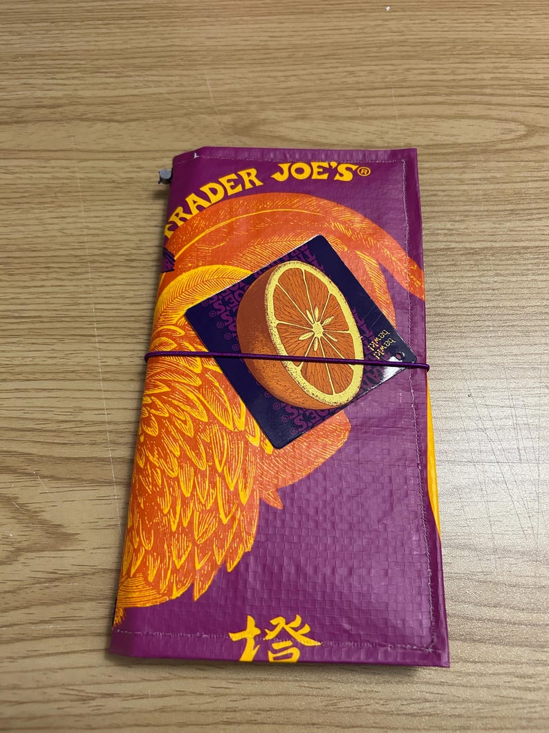 Trader Joe's MANDARIN ORANGE CHICKEN Reusable Bag Totebook Cover ...