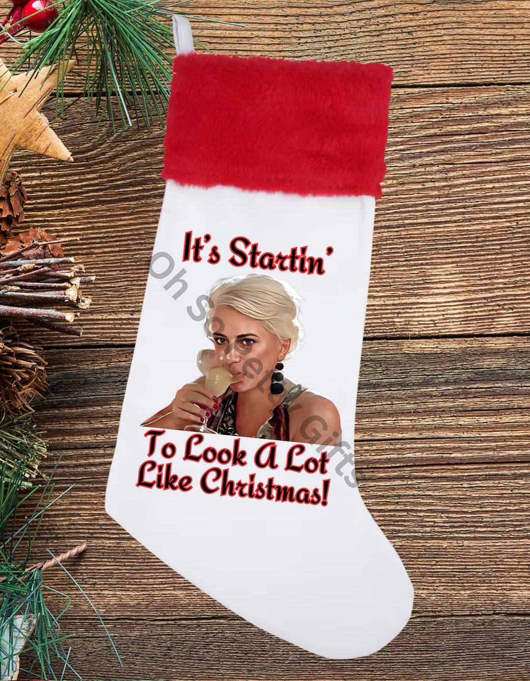 Dorinda It's Startin Real Housewives of New York Santa Christmas ...