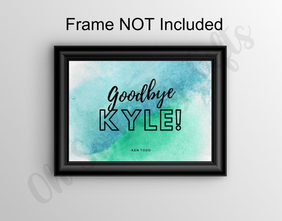 Real Housewives Bravo Goodbye Kyle Digital Print Art & Collectibles ...
