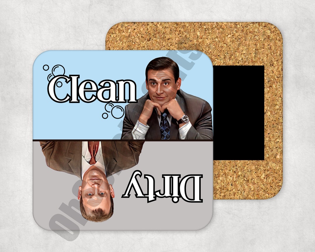 The Office Michael Scott Toby Clean Dirty Dishwasher Magnet (ONE) - Etsy