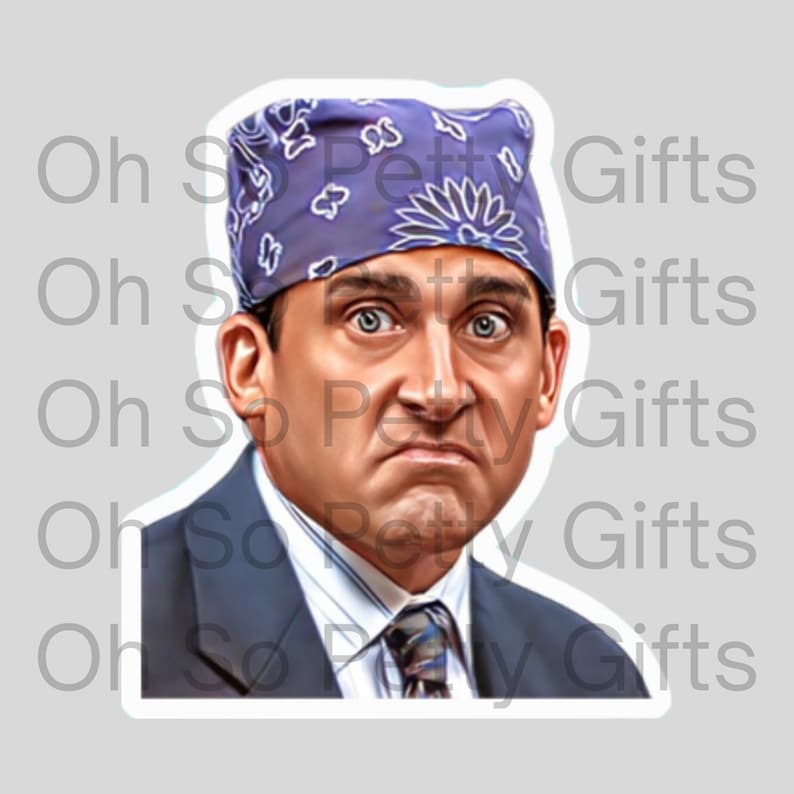 Michael Scott Prison Mike the Office Car DECAL Sticker - Etsy