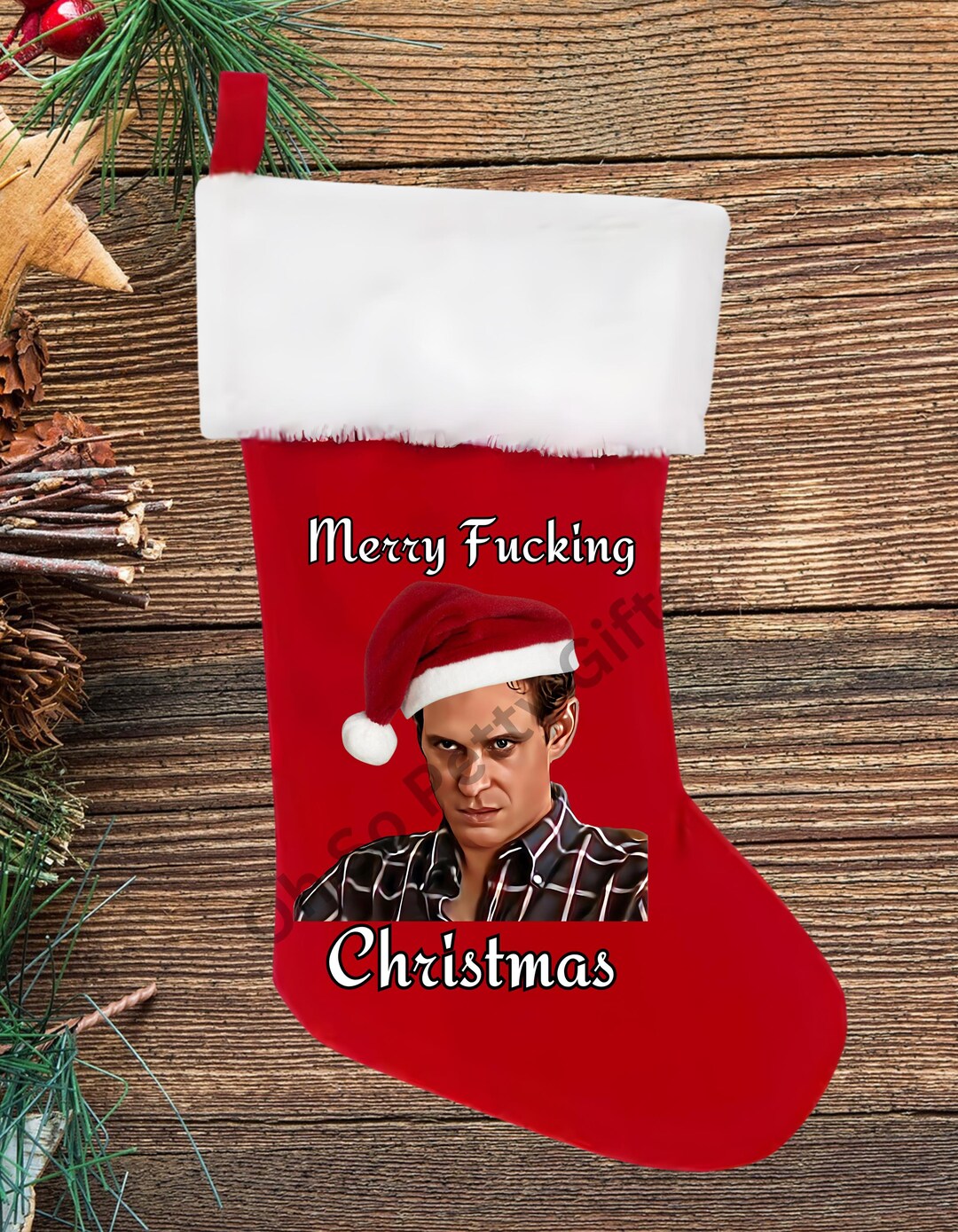 Always Sunny in Philadelphia Angry Dennis Merry Christmas Stocking ...