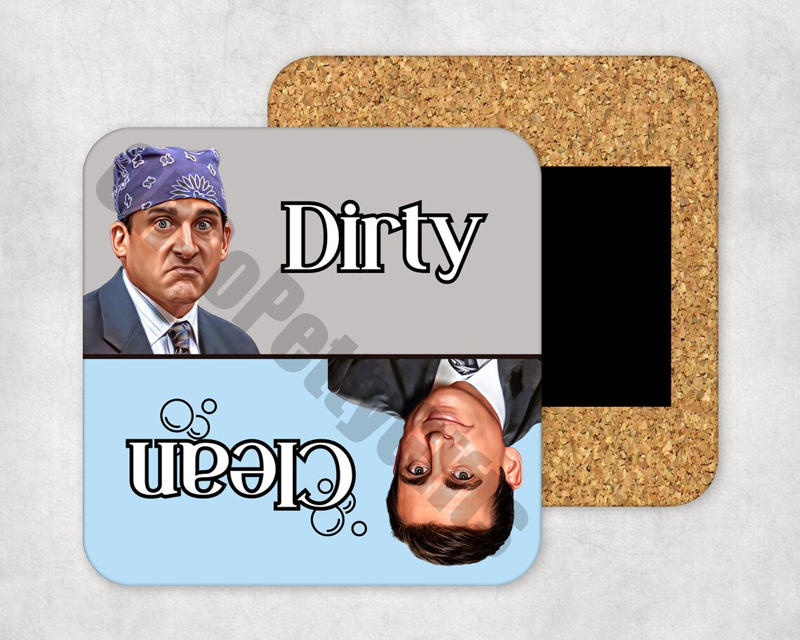 The Office Michael Scott Prison Mike Clean Dirty Dishwasher Magnet (ONE ...
