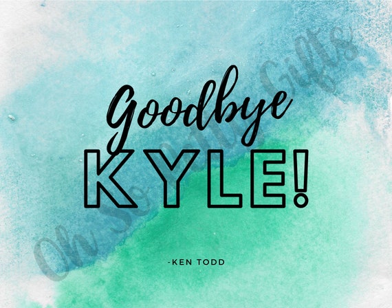 Real Housewives Bravo Goodbye Kyle Digital Print Art & Collectibles ...
