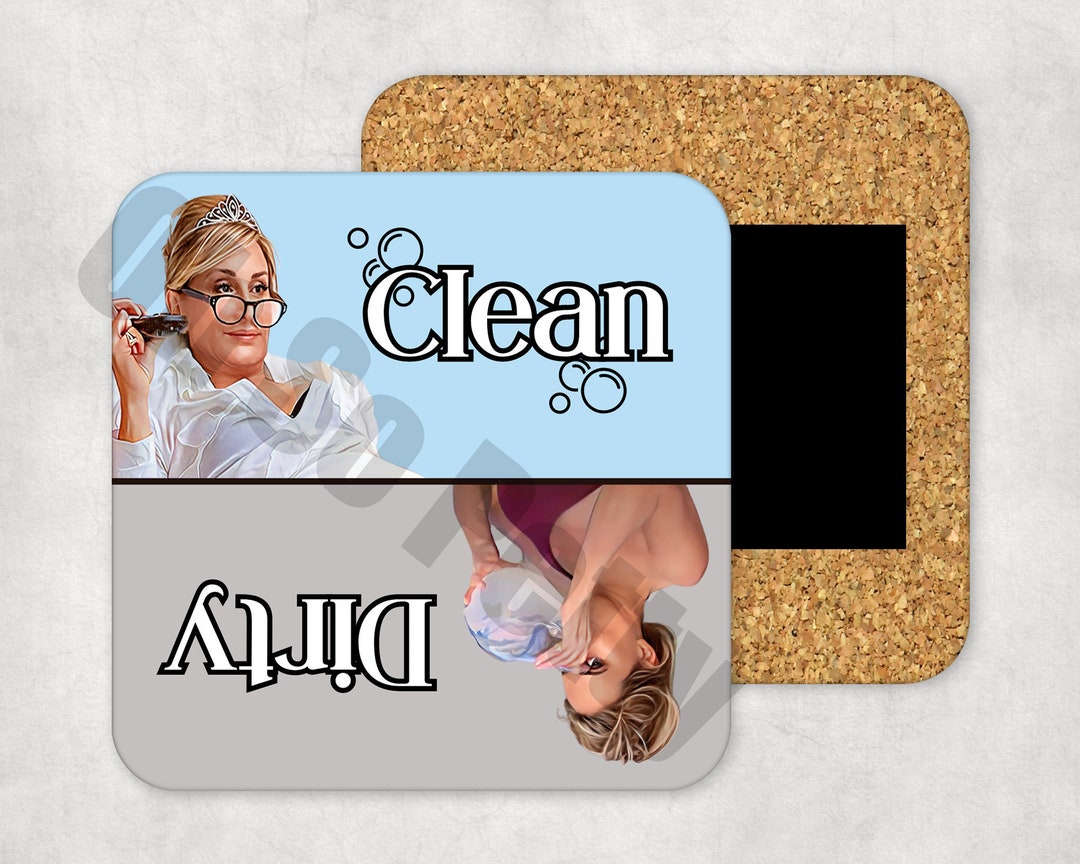 Sonja Clean Dirty Dishwasher Magnet Real Housewives of New York RHONY ...