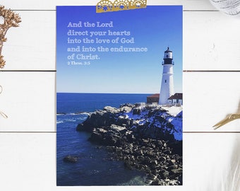 Lighthouse scripture | Etsy