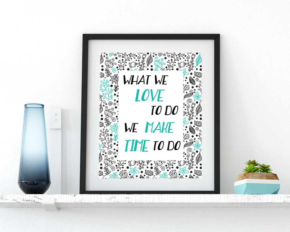 5 Sizes Inspirational Quote Printable Instant Download Art - Etsy