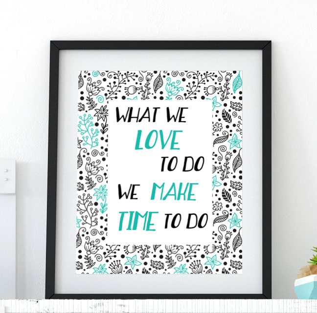 5 Sizes Inspirational Quote Printable Instant Download Art - Etsy