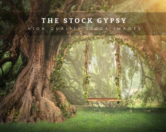 Hoop Swing Digital Background - Etsy