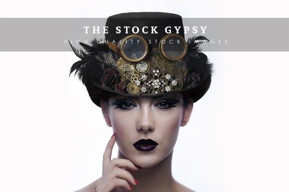 Steampunk Hat Photoshop Overlay PNG File | Etsy