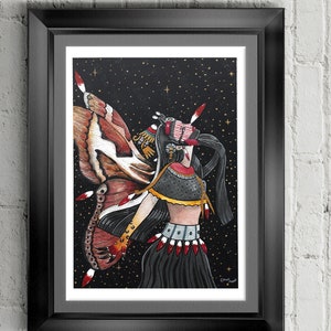 Itzpapalotl Aztec Goddess Art Print| Mexican Goddess| Danza Azteca ...