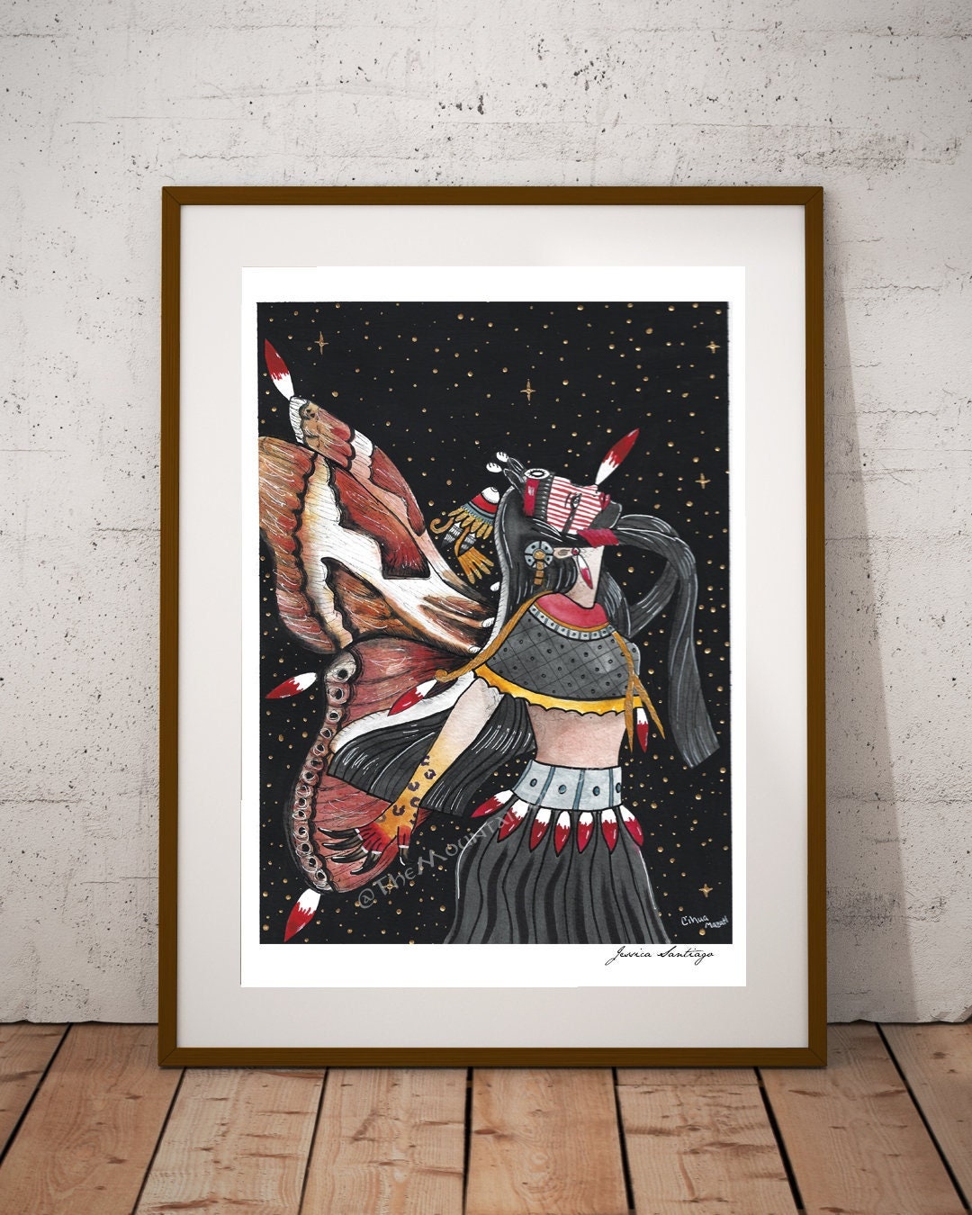 Itzpapalotl Aztec Goddess Art Print| Mexican Goddess| Danza Azteca ...