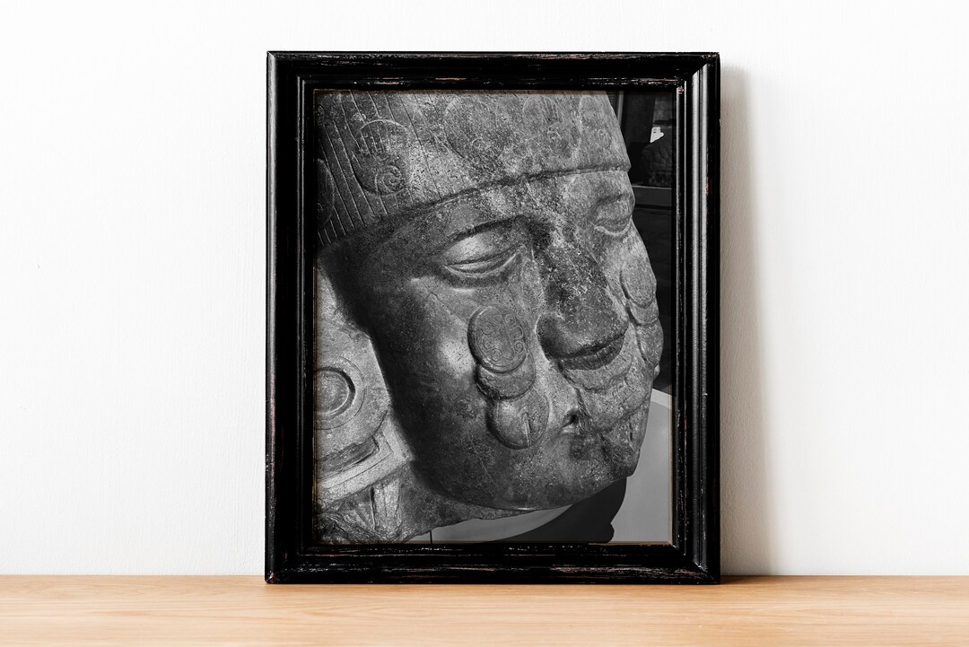 Coyolxauhqui Head Fine Art Photography Print| Aztec | Mexica Art ...