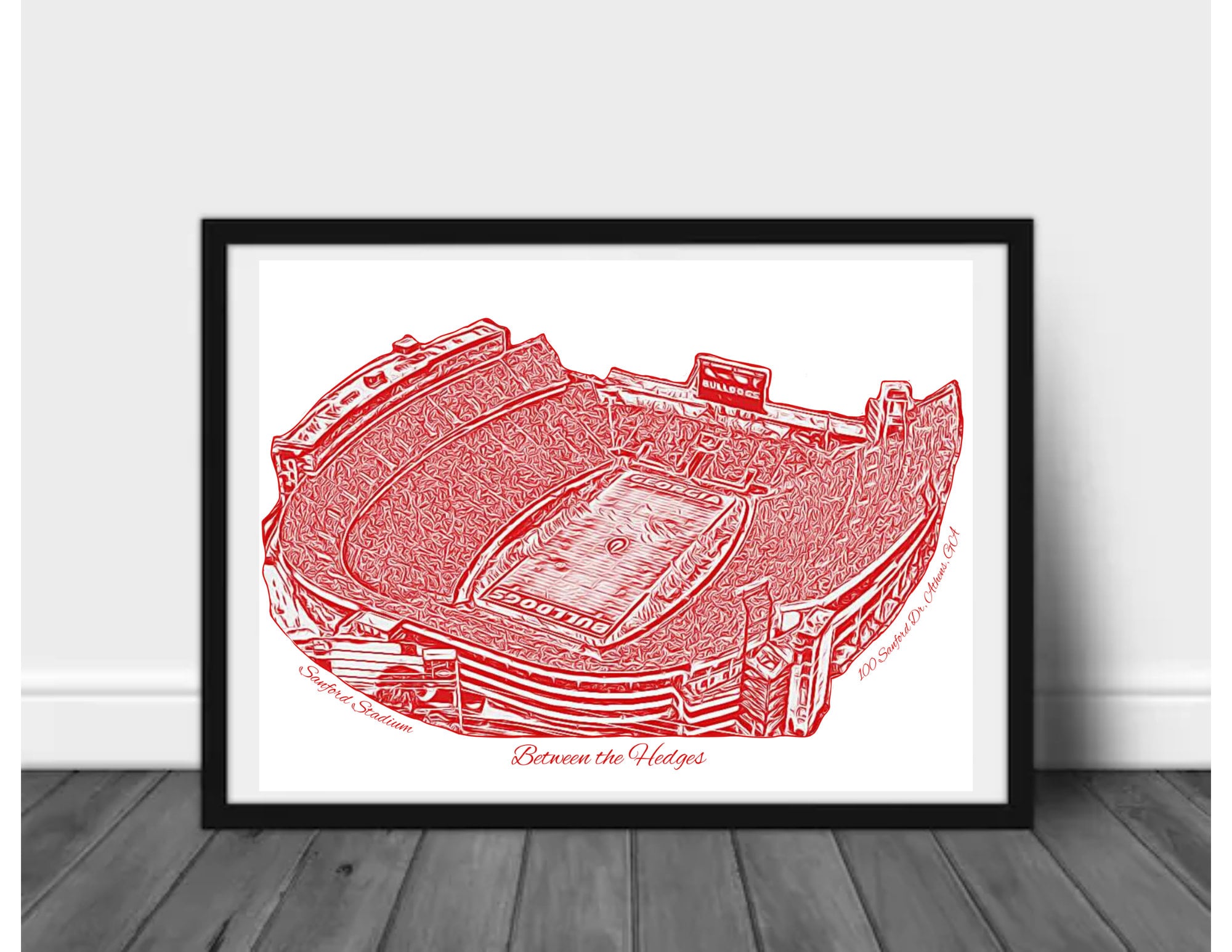 University of Georgia Stadium - Etsy