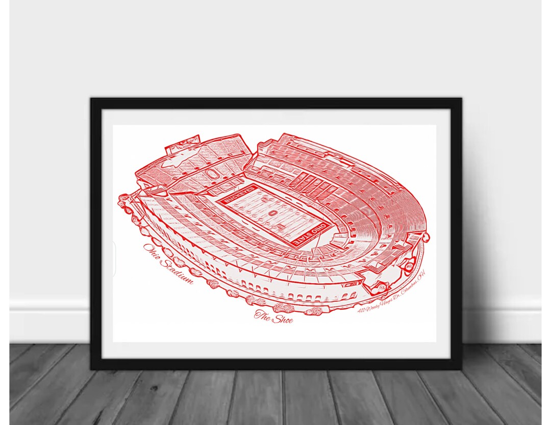 Ohio Stadium Artwork - Etsy