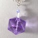 Amethyst Gamescience D20 Dice Necklace - Polycarbonate Tabletop Gaming ...