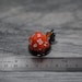 Custom D20 Keychain - Red Orange Yellow and Gold Dice Charms - Etsy