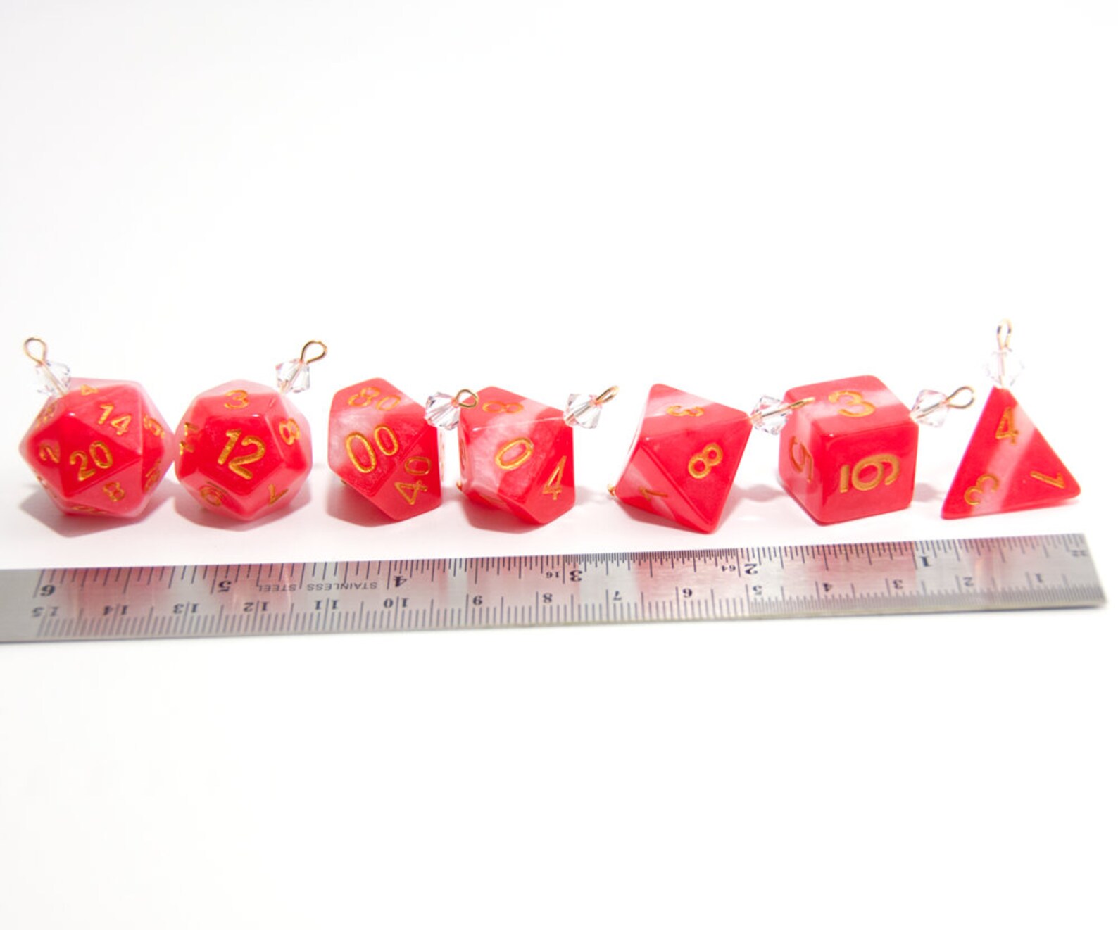 Peppermint Dice Ornaments Tabletop Gaming Christmas - Etsy