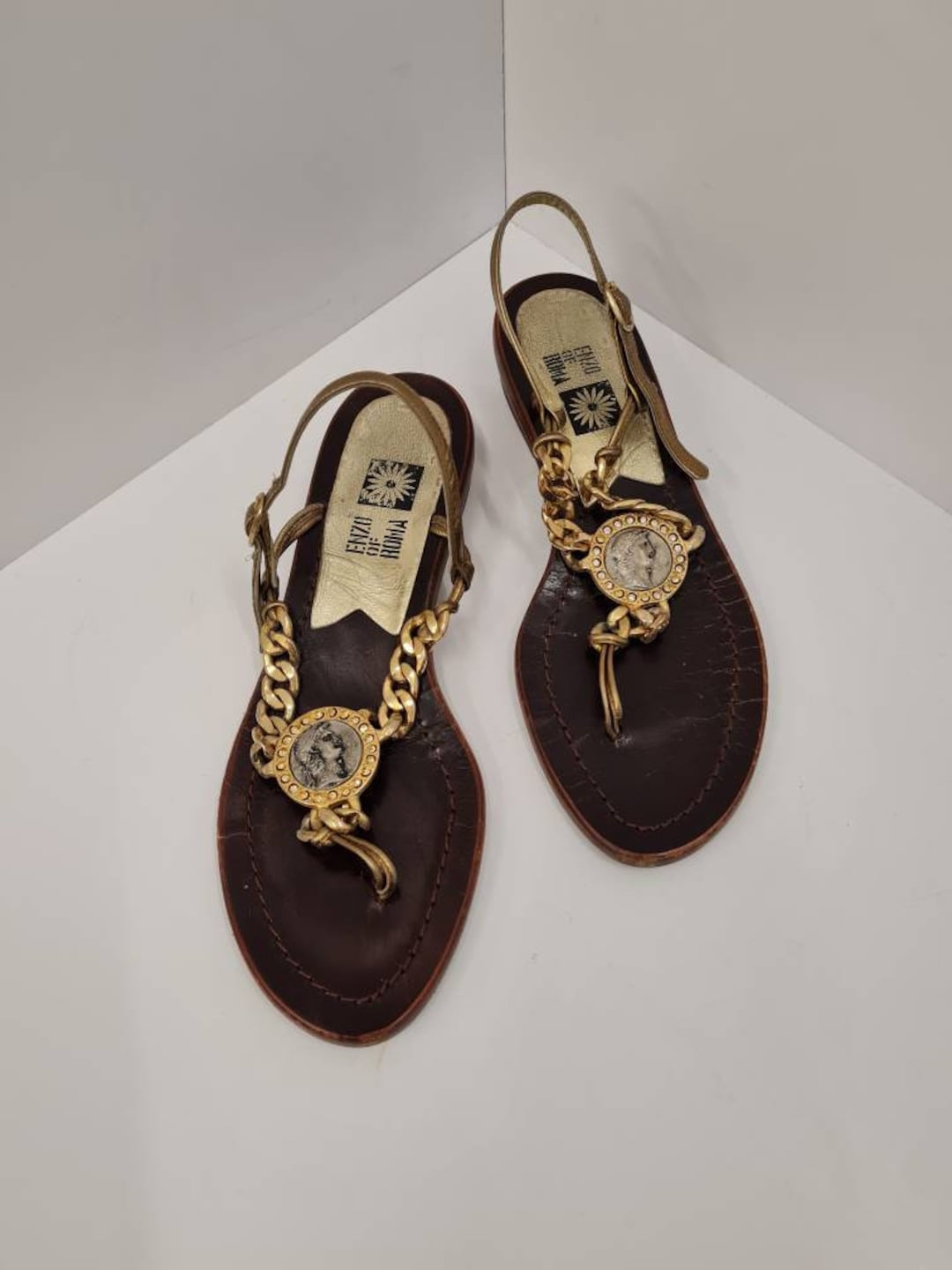 Enzo of Roma Vintage Sandals - Etsy