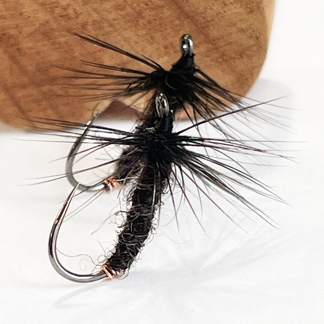 Kebari Black Knight Killer Bug: Pack of 2 Flies, Tenkara, Fly Fishing ...