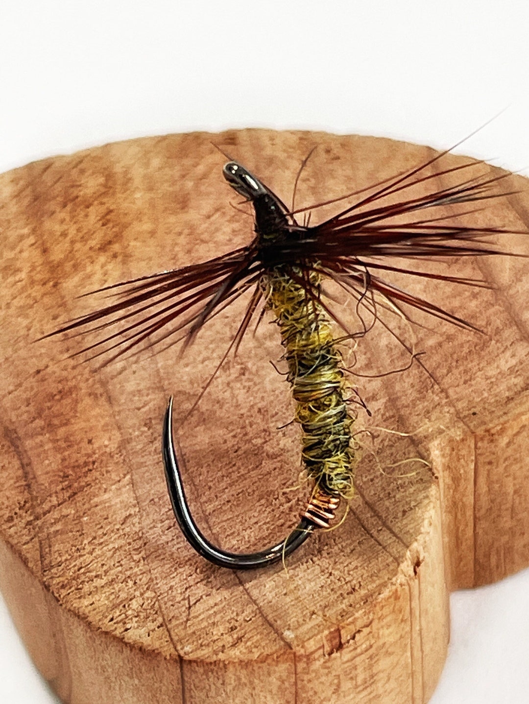 Kebari Khaki Killer Bug:,pack of 2, Tenkara, Fly Fishing, Trout Flies ...