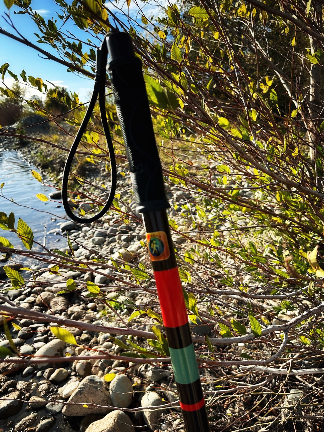 TYROAM Weighted Wading Staff: Model 303 Fly Fishing Wading - Etsy