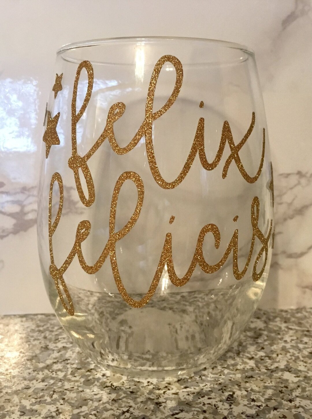 Felix Felicis Wine Glass, Liquid Luck, HP Inspired Wine Glass, HP ...