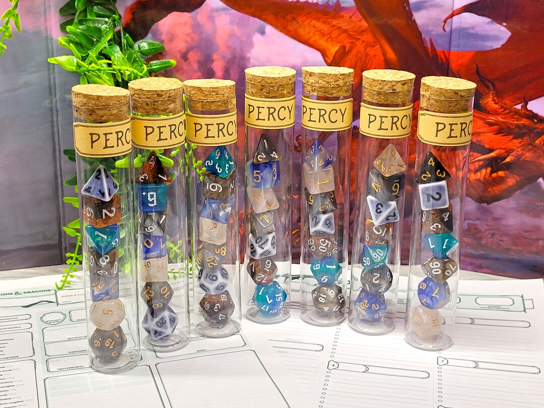 Percy Dice Set, Vox Machina Dice for Pen & Paper Role Playing - Etsy