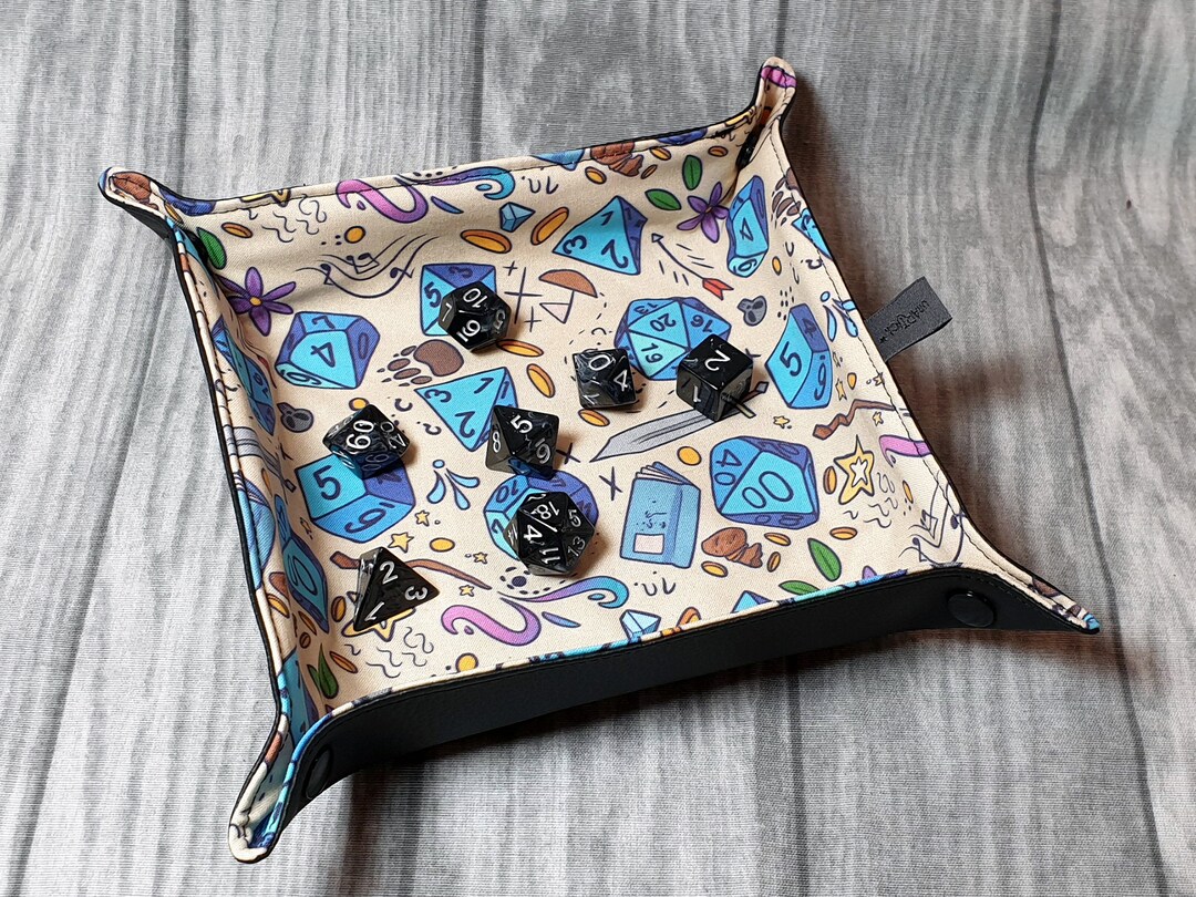 Foldable Dice Tray RPG Print Dice Board Dice Tray Base for - Etsy