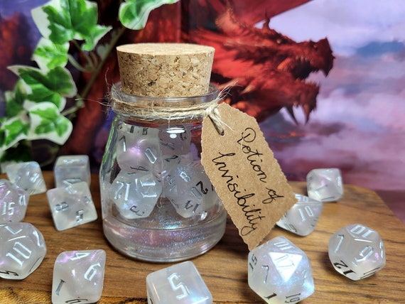 Potion of Invisibility Potion RPG Dice Set Dungeons & Dragons - Etsy UK