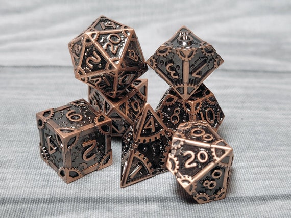The Artificer Cube Made of Metal Steampunk Cube Set Copper - Etsy