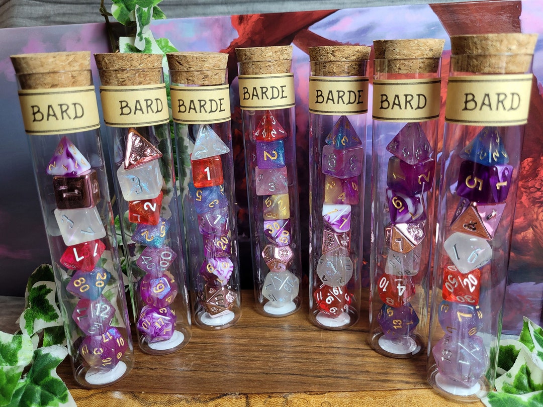 Bard Dice Set, Dice for Dungeons & Dragons or Other Pen and Paper Role ...