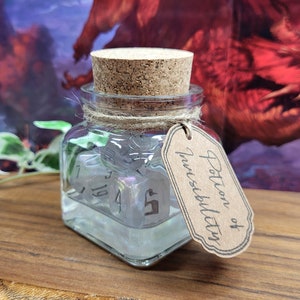 Potion of Invisibility Magic Potion, RPG Dice Set Dungeons & Dragons ...