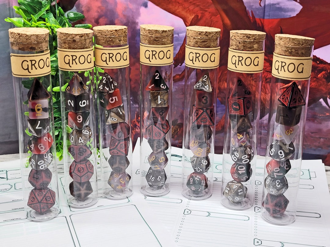 Grog Dice Set, Vox Machina Dice for Pen & Paper Role Playing - Etsy
