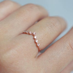 Rose Gold Wedding Band Stacking Rose Gold Wedding Band Stacking Wedding ...