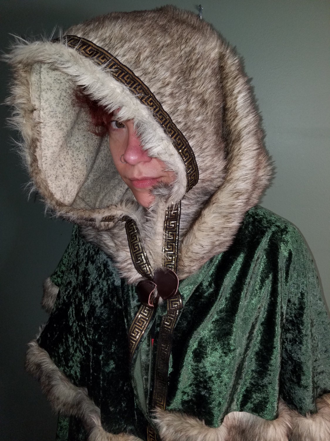 Wolf Fur Fantasy Cloak - Etsy