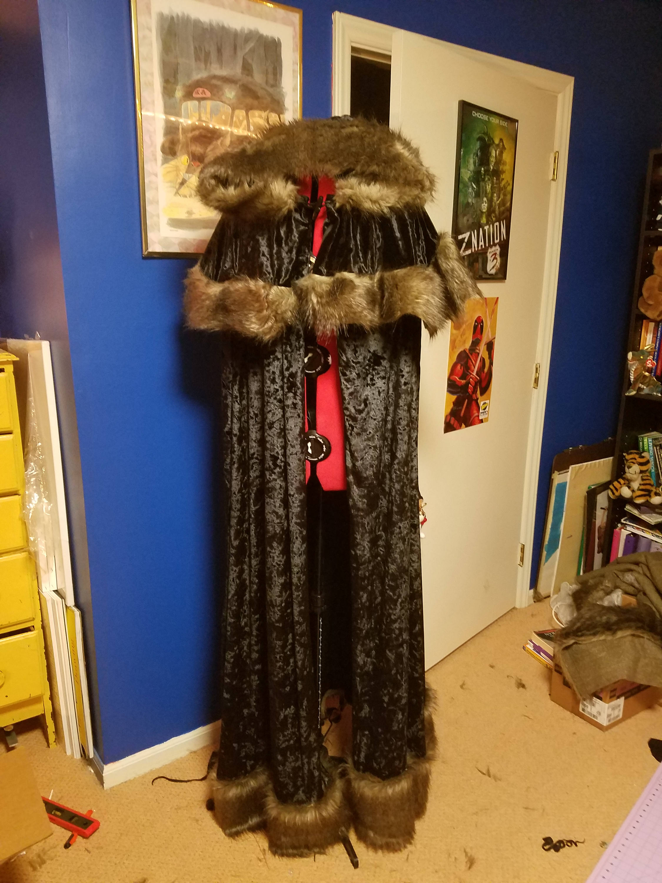 Wolf Fur Fantasy Cloak - Etsy