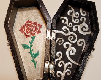 Customized Coffin Jewelry Box - Etsy