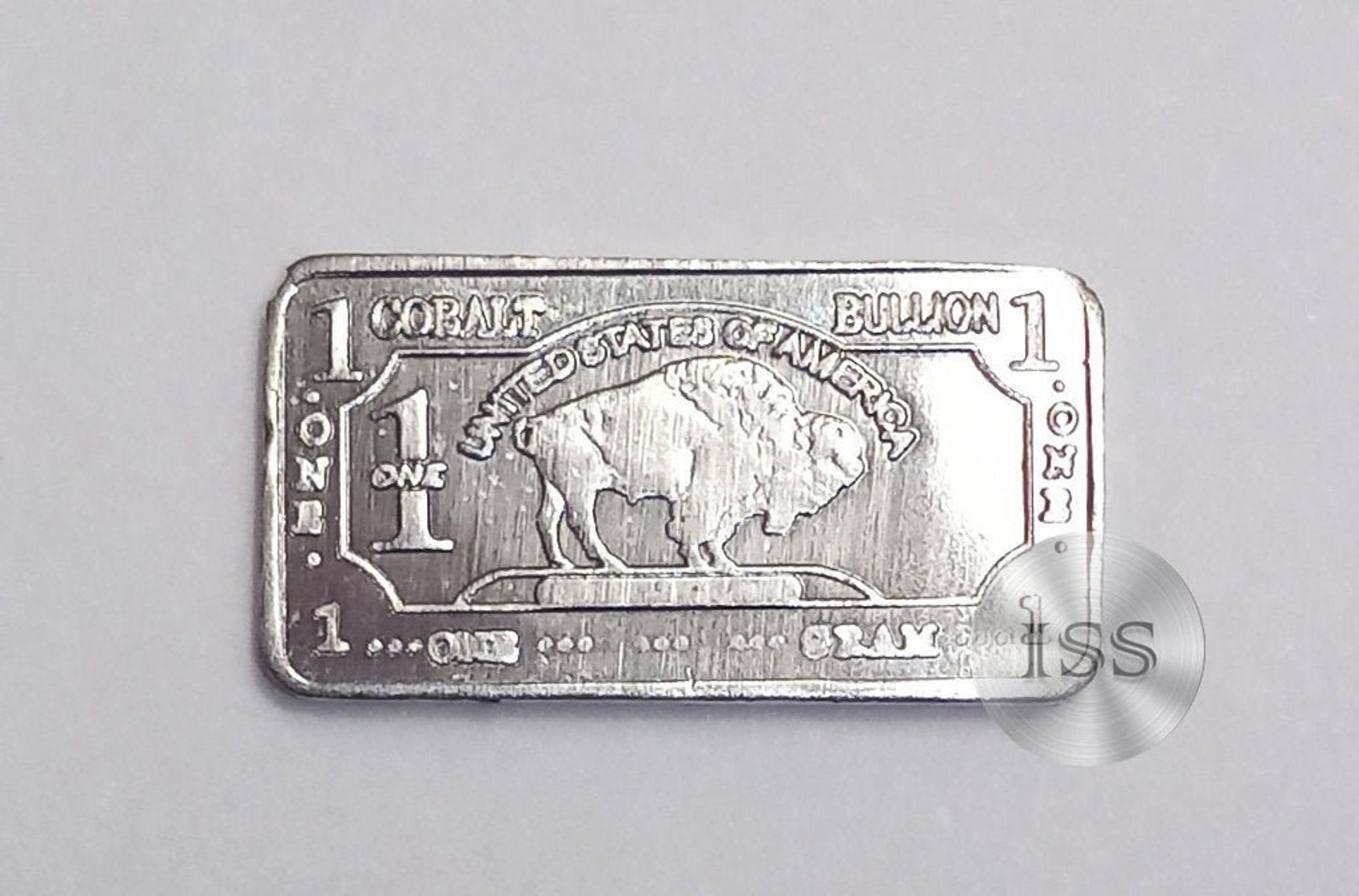 Fine .999 Cobalt Ingot, Pure One Gram Buffalo/bison Bar, Part of a ...