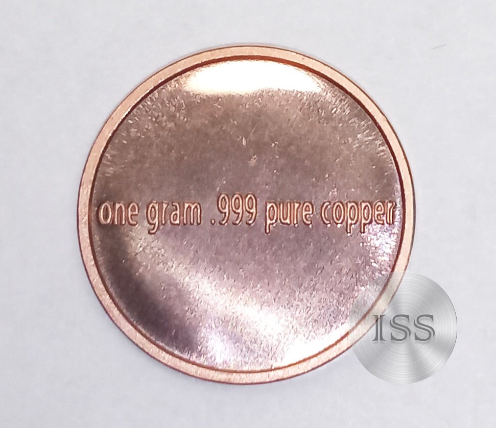 Fine .999 Copper Coin, Pure One Gram Legalize Nature, Part of a Unique ...