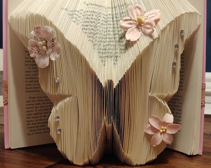 Butterfly Bookagami | Folded Book Decor | Birthday Gift | Book Lover - Etsy