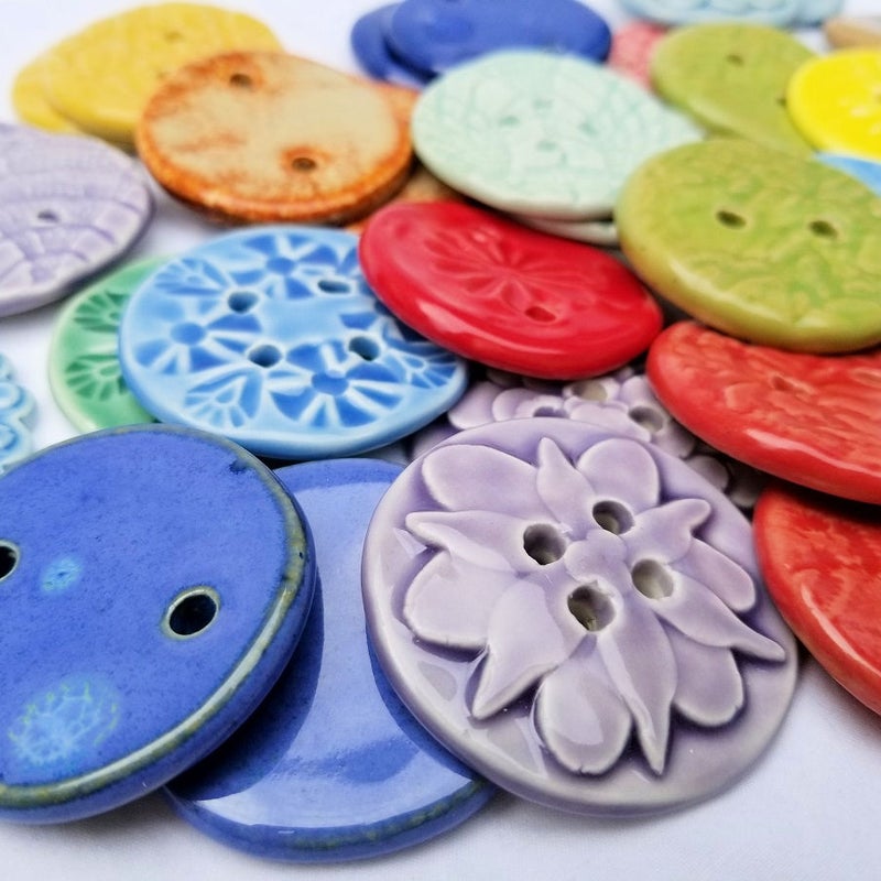 Ceramic Buttons - Etsy