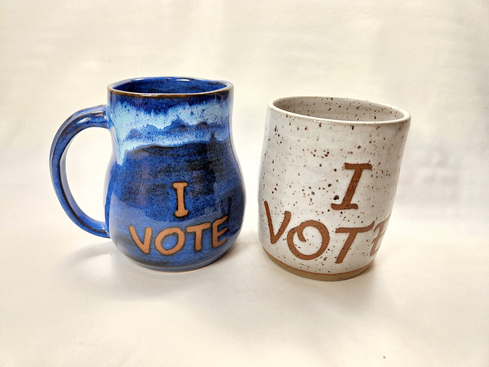 I VOTE Coffee Mug Handmade Pottery Mug Ceramic Mug - Etsy