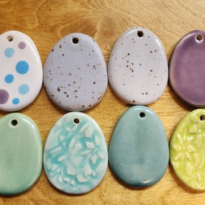 Easter Ornament Handmade Pottery Easter Egg, Ceramic Ornament, Pottery ...
