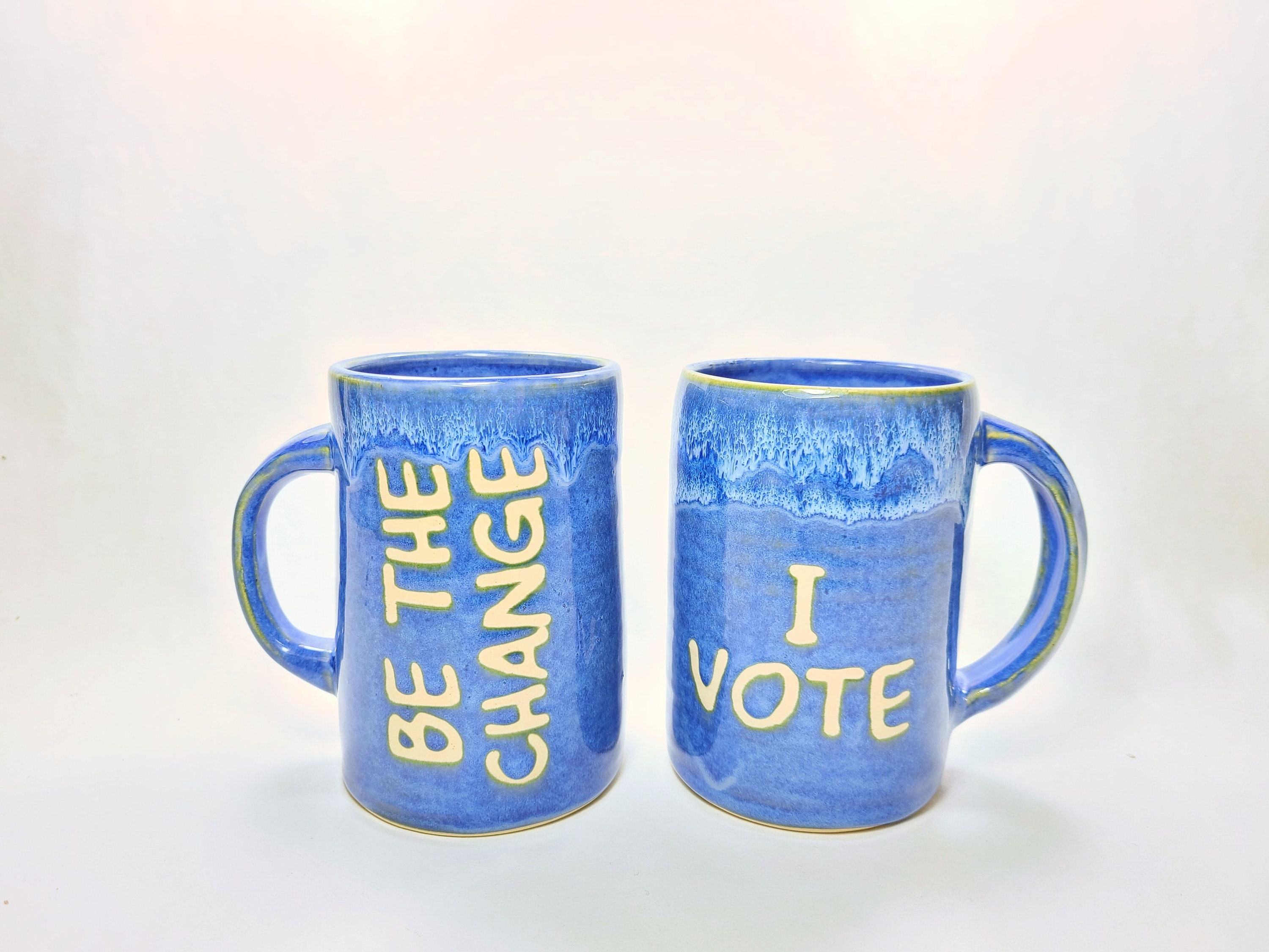 I VOTE coffee mug handmade pottery mug ceramic mug | Etsy