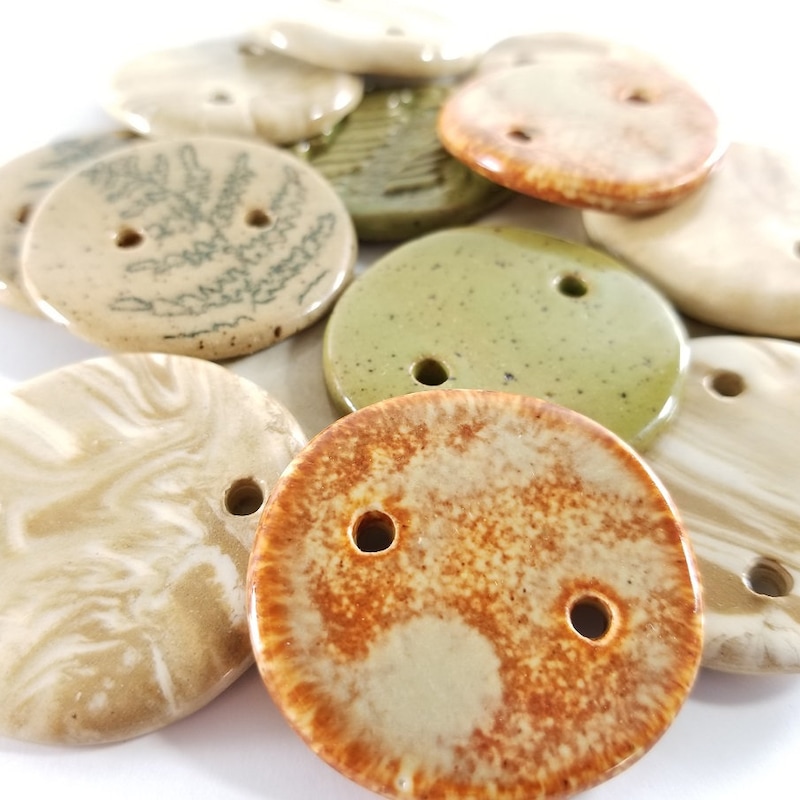 Ceramic Buttons - Etsy