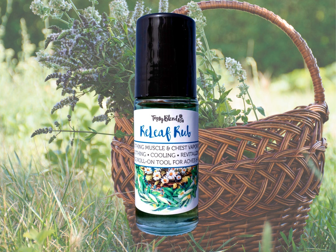 Cooling Sore Muscles Rub / Releaf Rub / Massage Tool Roll-on / Self ...